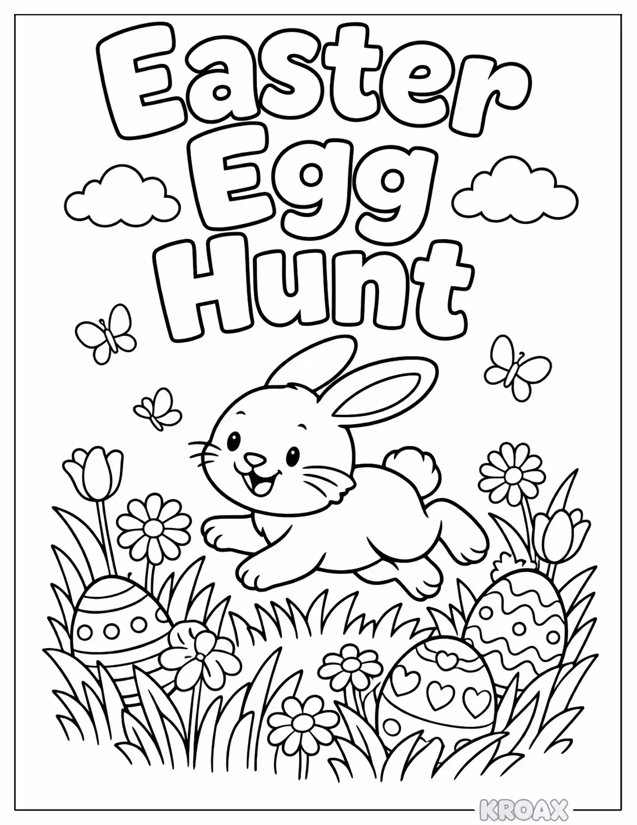 67 Easter Coloring Pages Packed With Cute Springtime Scenes